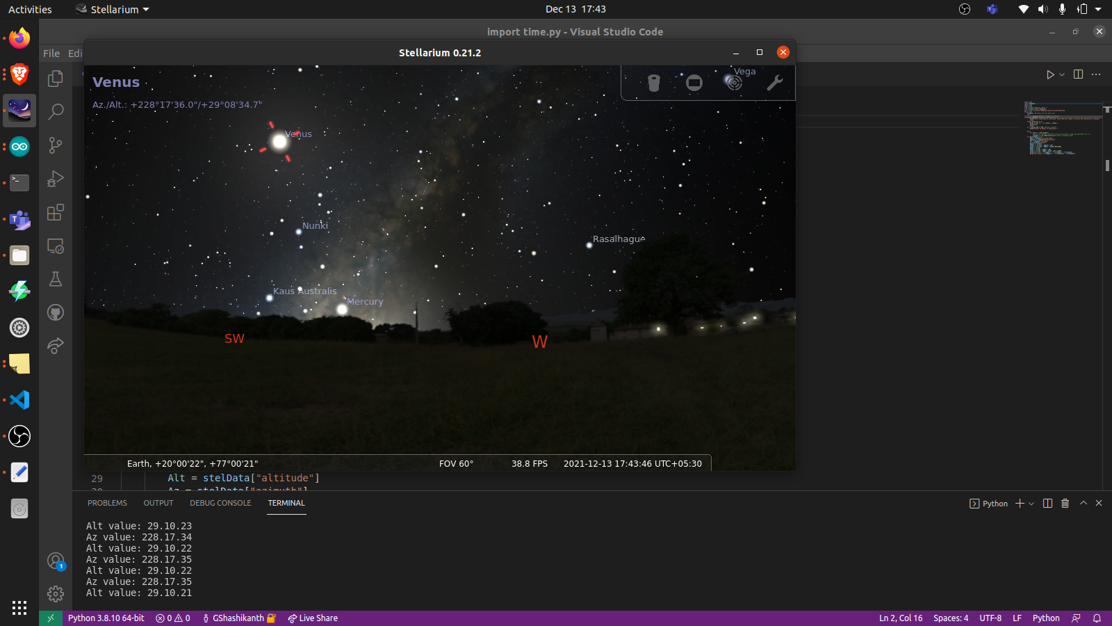 Gallery | GOTO telescope using arduino and Stellarium | Hackaday.io