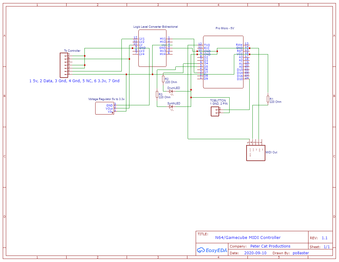 N64 and Gamecube Controller MIDI Interfaces | Hackaday.io