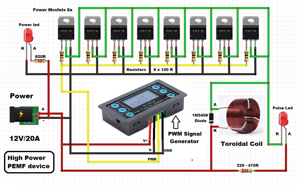 Gallery | Simple to build High Power PEMF Therapy Device | Hackaday.io