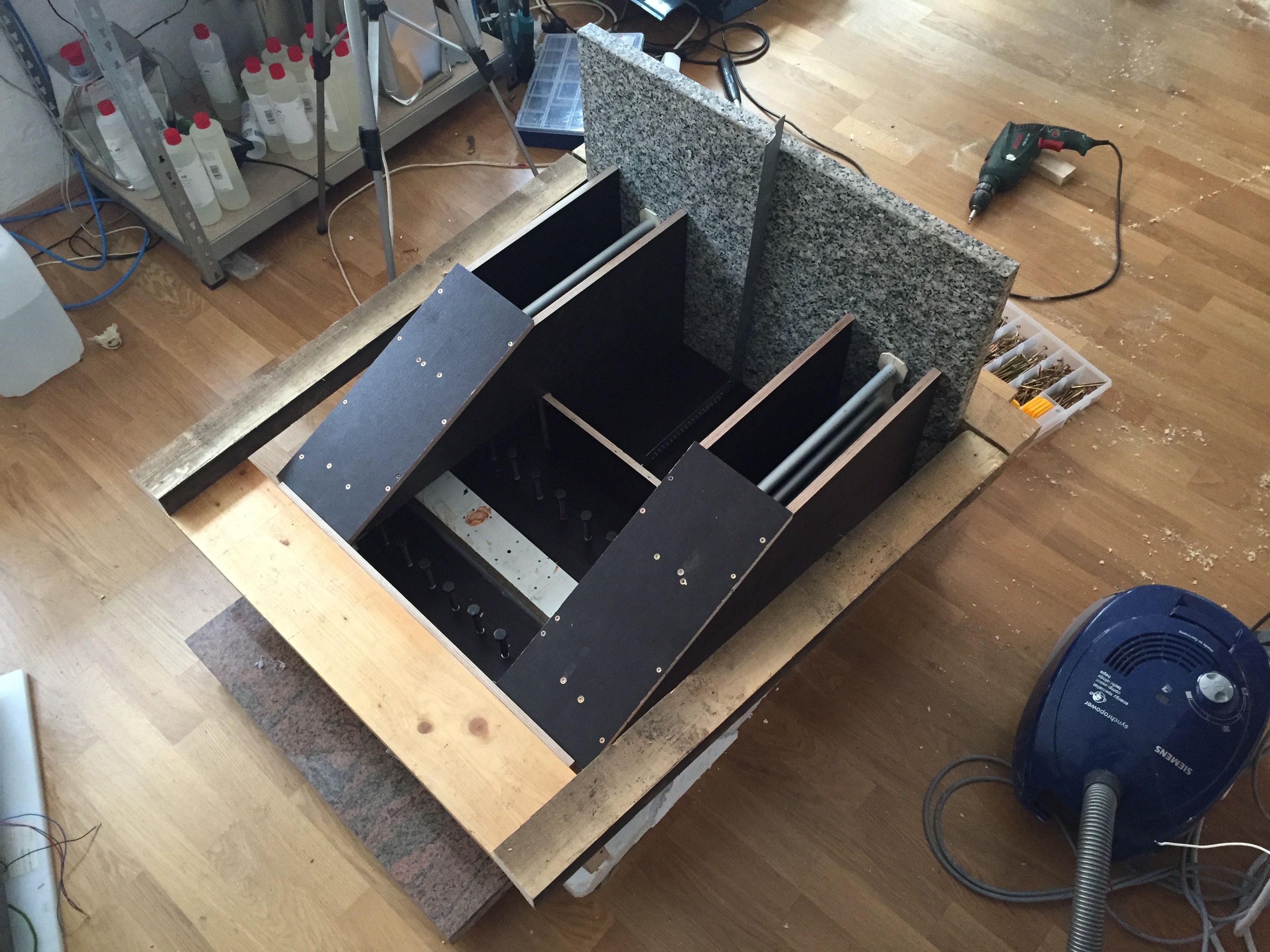 Gallery | Epoxy concrete CNC milling machine | Hackaday.io