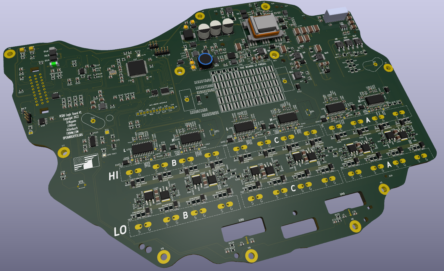 Gallery | Tesla Model 3 Y Drive Unit Open Source Logic Board | Hackaday.io
