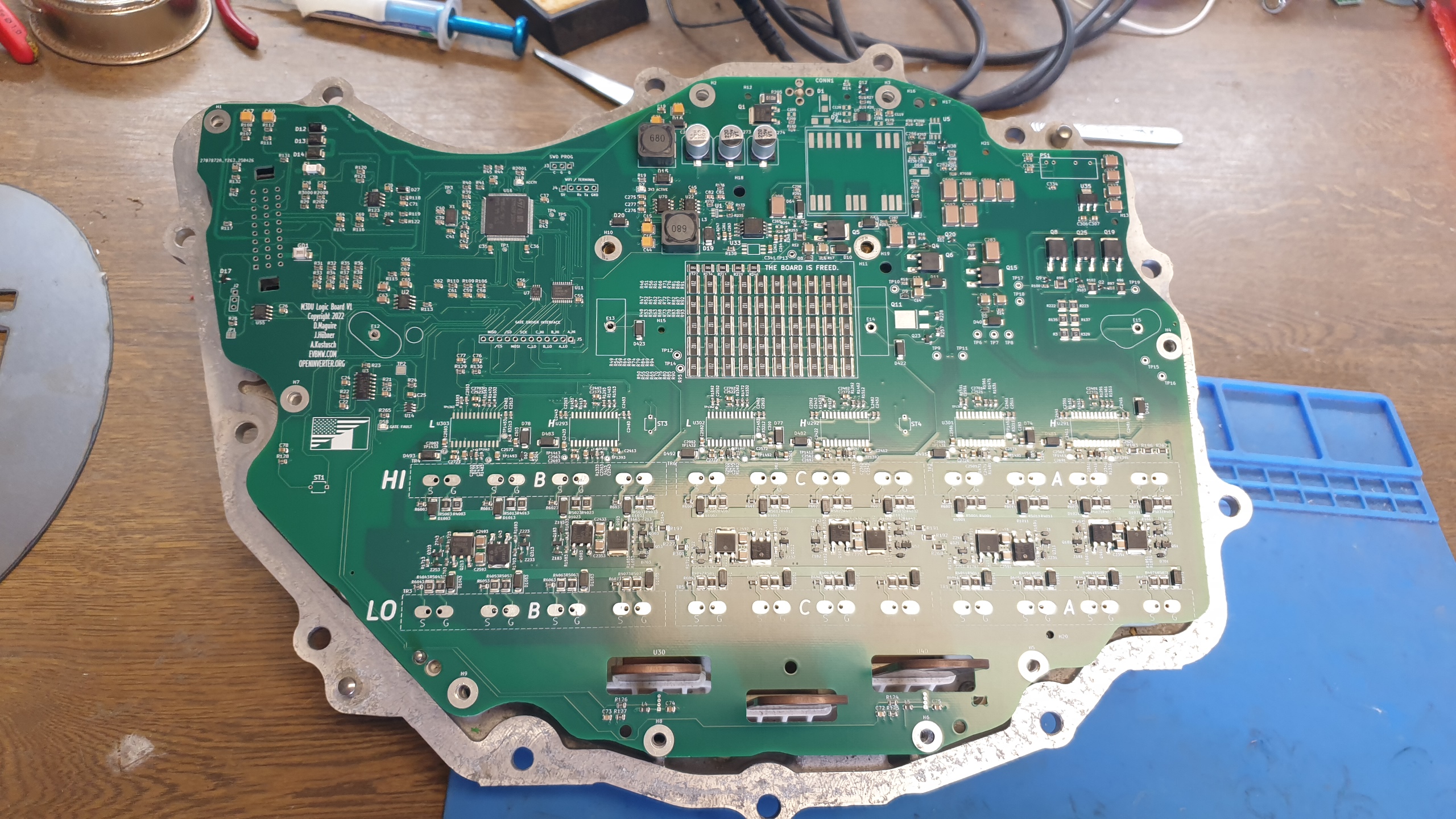 Gallery | Tesla Model 3 Y Drive Unit Open Source Logic Board | Hackaday.io