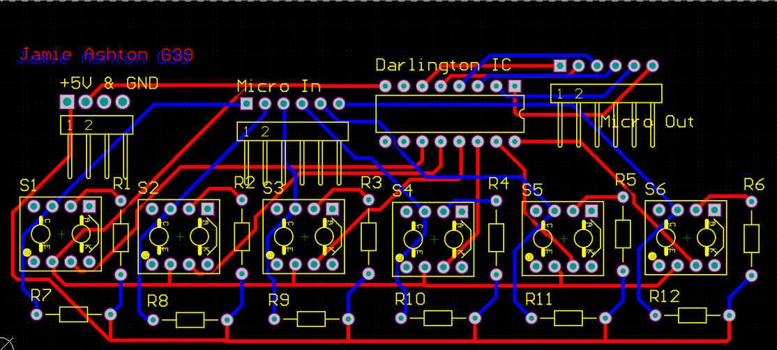 Gallery | Autonomous Buggy: Creating a Line Sensor Array | Hackaday.io