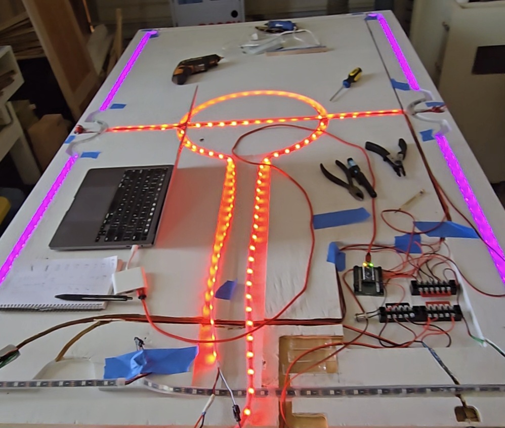 Gallery | Phyrexian Altar Magic the Gathering Table | Hackaday.io