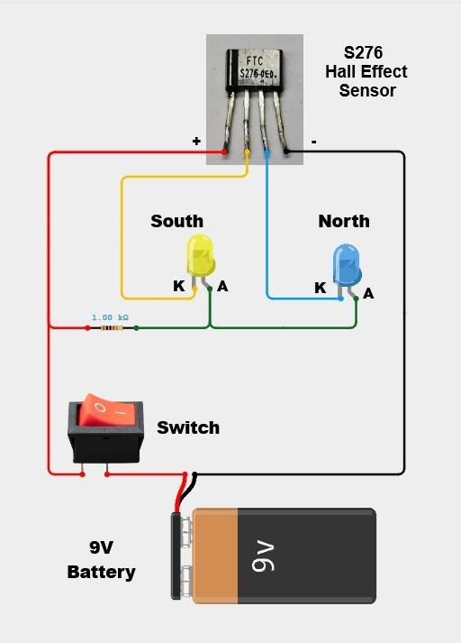 Gallery | DIY Magnet Polarity Detector - Sensor from PC fan | Hackaday.io