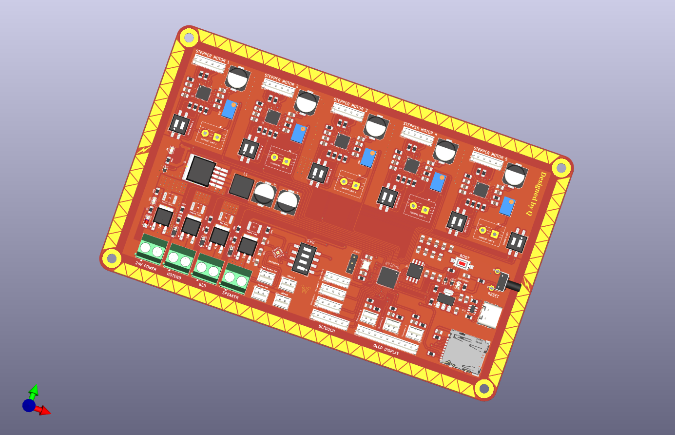 Gallery | 3D printer motherboard using RP2040 | Hackaday.io