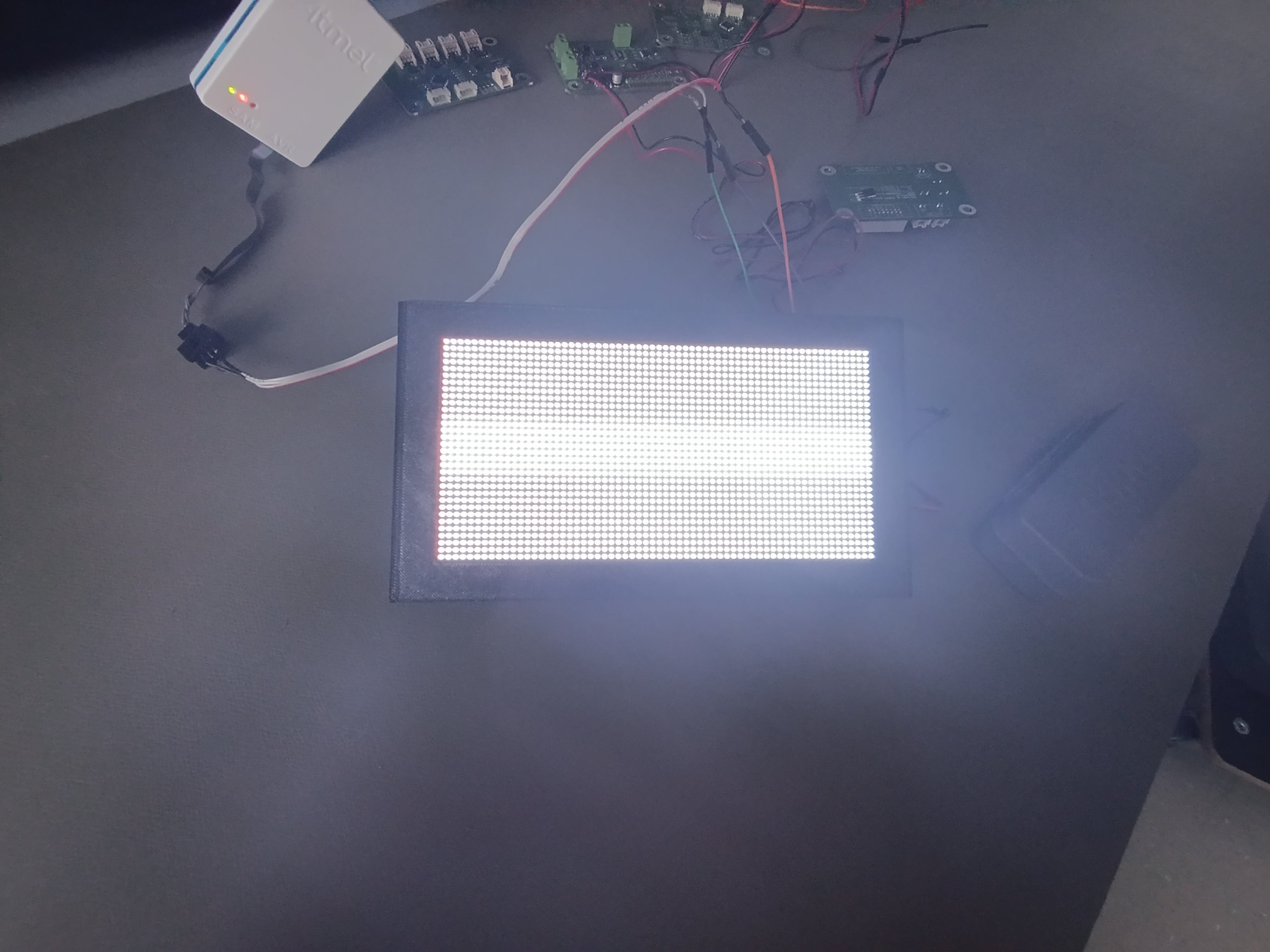 TWI or UART to HUB75 matrix driver - Koakuma V3 | Hackaday.io