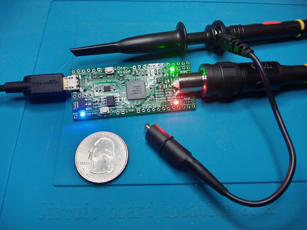 Gallery | Flea-Scope™ USB O-scope (18 Msps, $13 BoM, WebUSB) | Hackaday.io