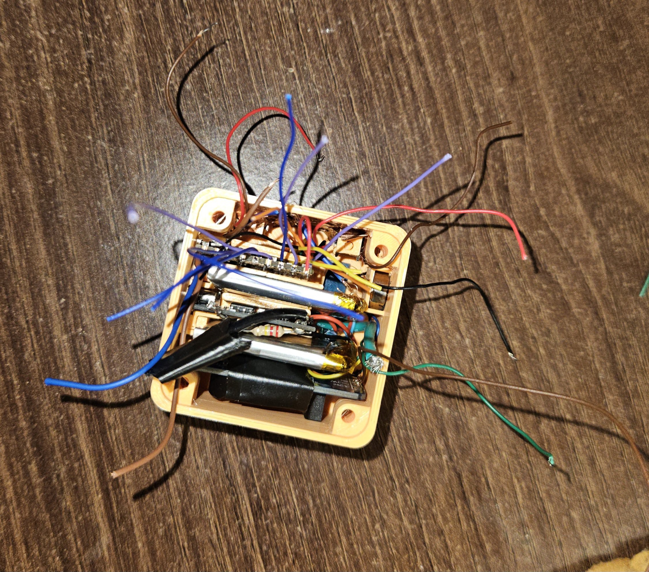 Fitting everything into casing for the first time | Details | Hackaday.io