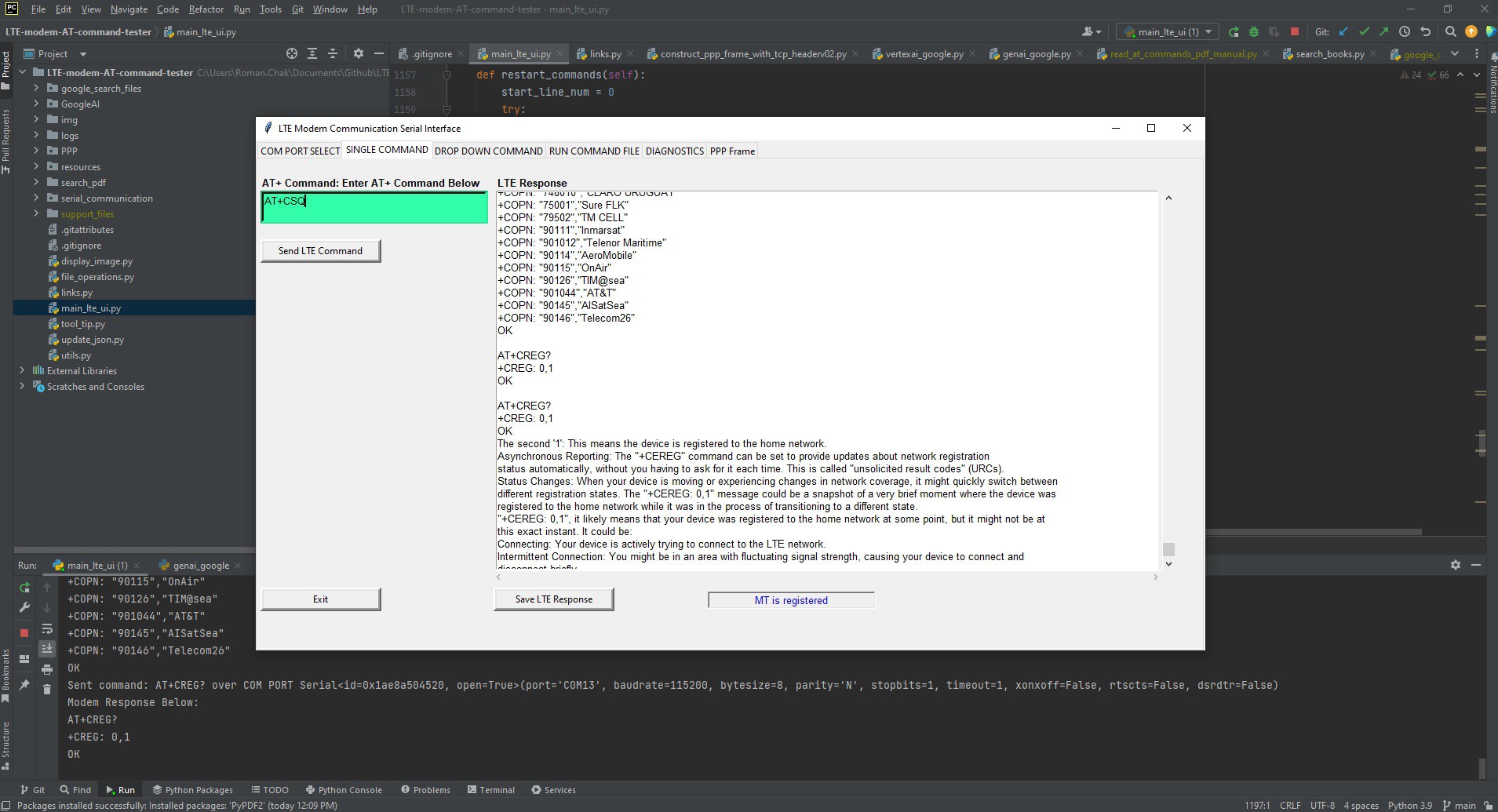 Gallery | LTE-modem-AT-command-tester | Hackaday.io