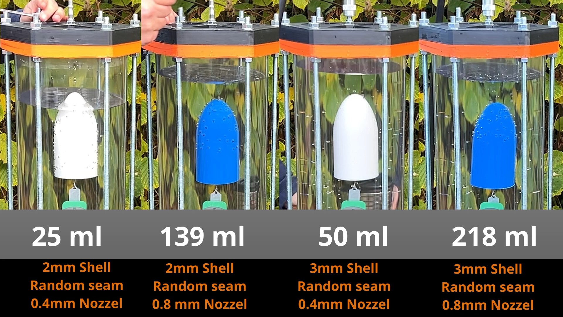 Gallery | Brick Layers: Making 3D Prints Super Waterproof | Hackaday.io