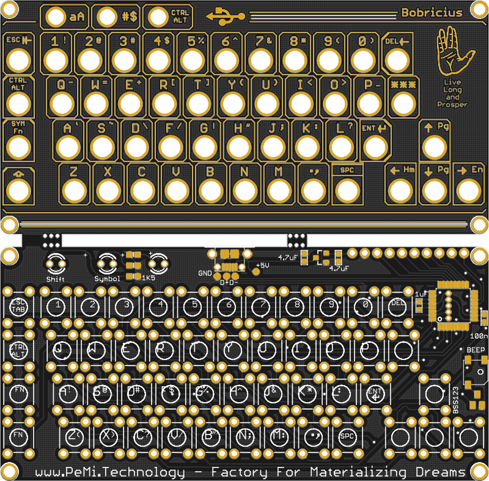 Gallery | mini (Pi)QWERTY USB keyboard II. | Hackaday.io