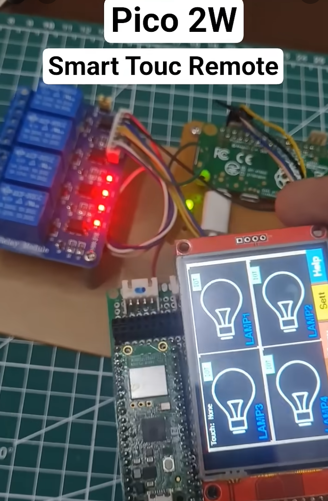 Gallery | Pico 2 W : Smart Touch Remote | Hackaday.io