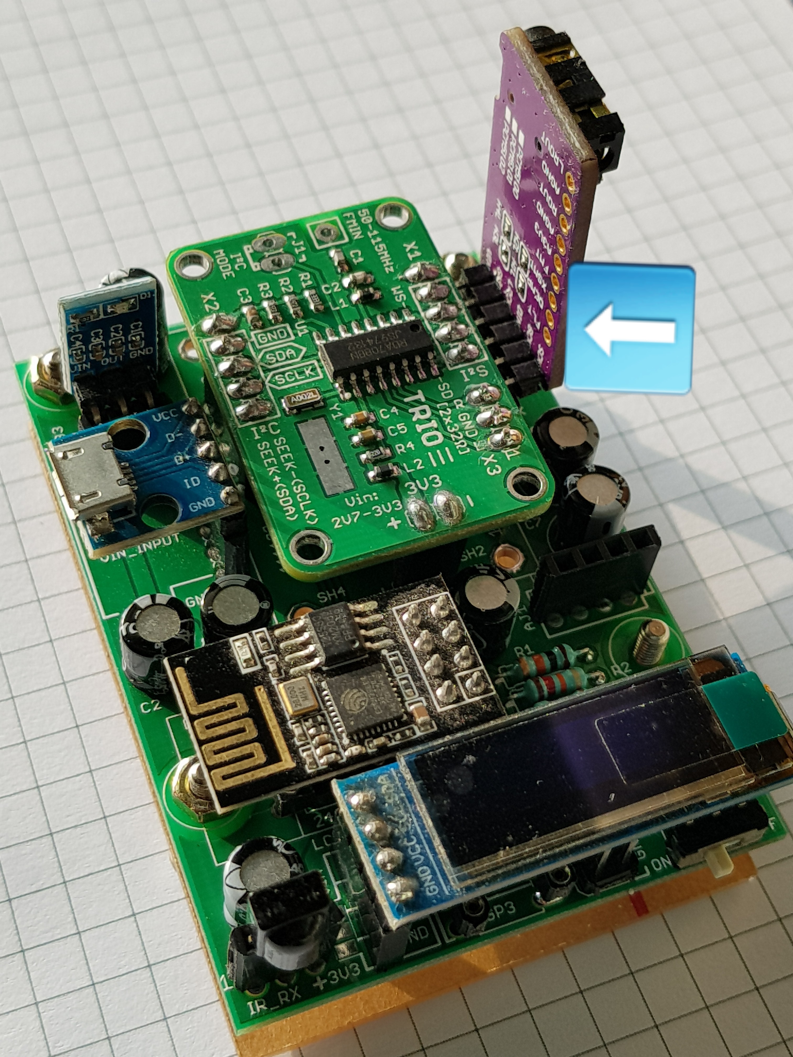 I2S output FM Tuner with RDS | Hackaday.io
