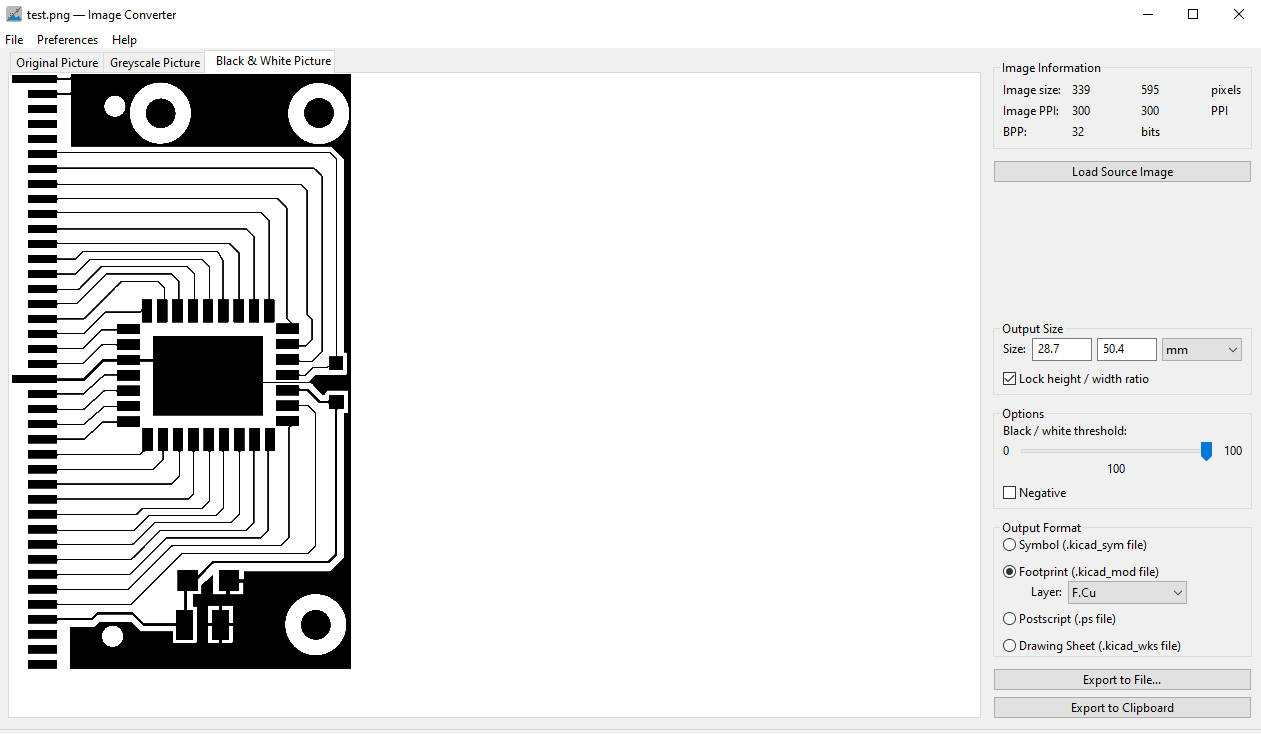 Importing a PCB Trace into KiCad | Details | Hackaday.io
