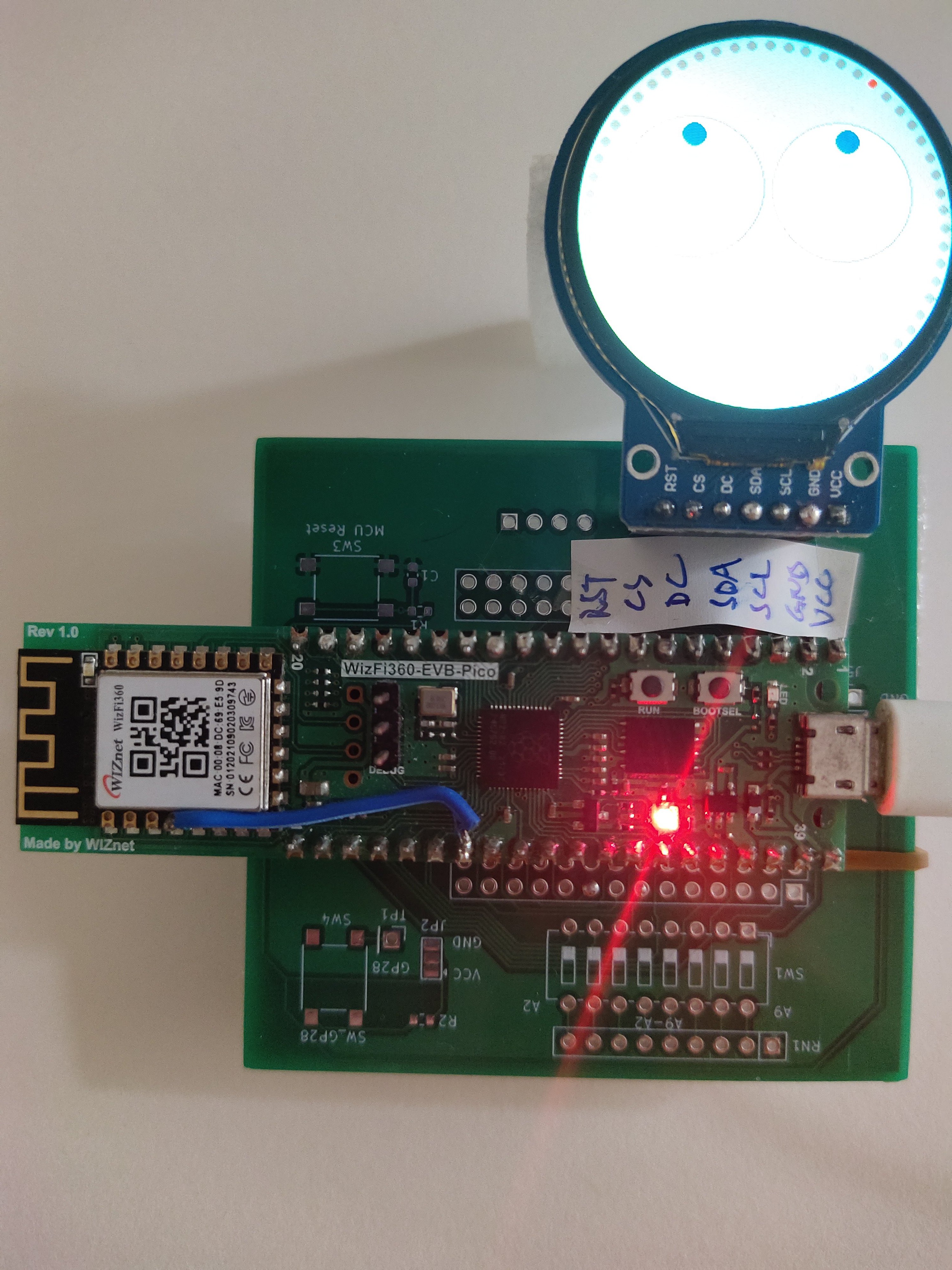 Gallery | Artistic clock running on Pi Pico | Hackaday.io