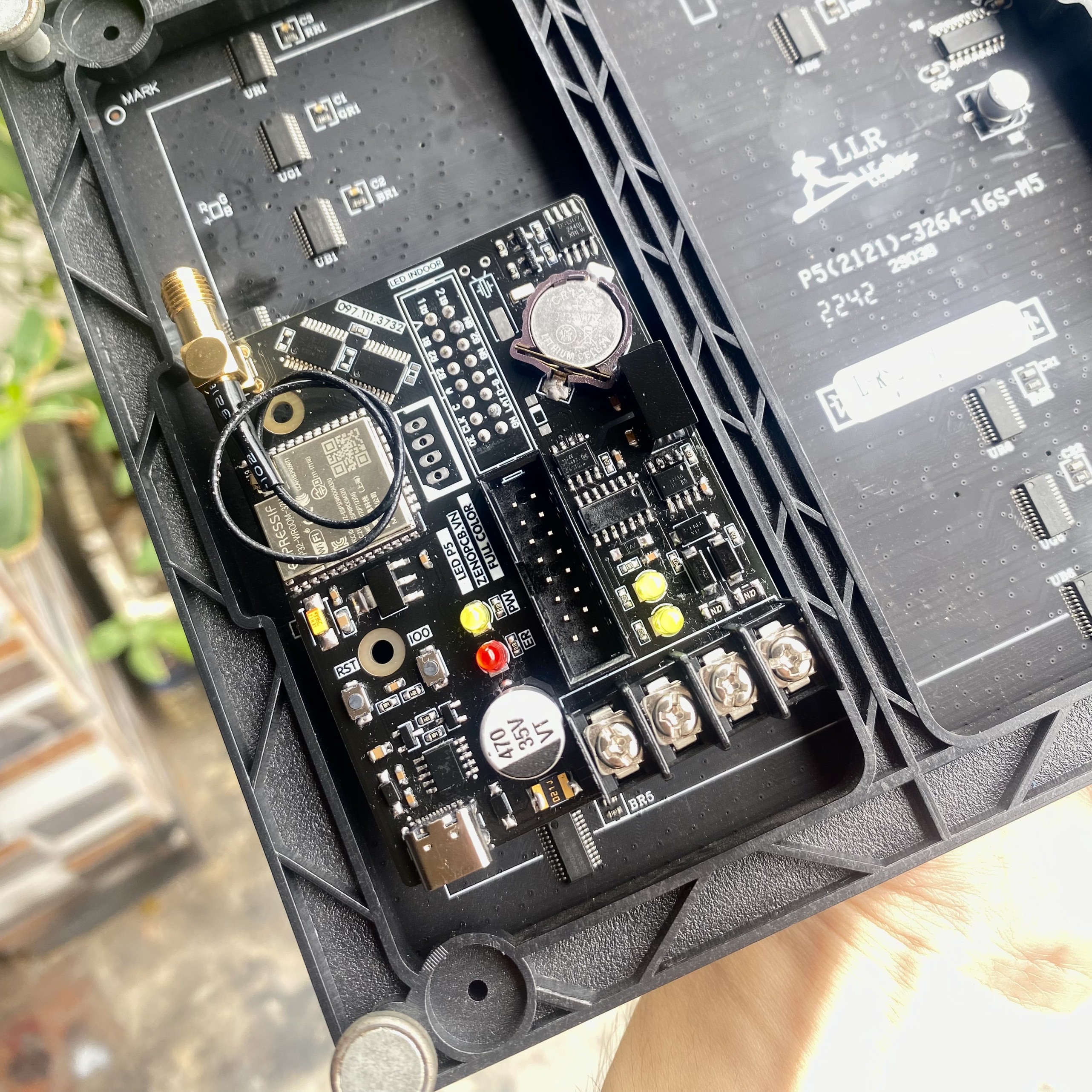 Gallery | ESP32 Control Led P5 Indoor and Outdoor color RGB | Hackaday.io