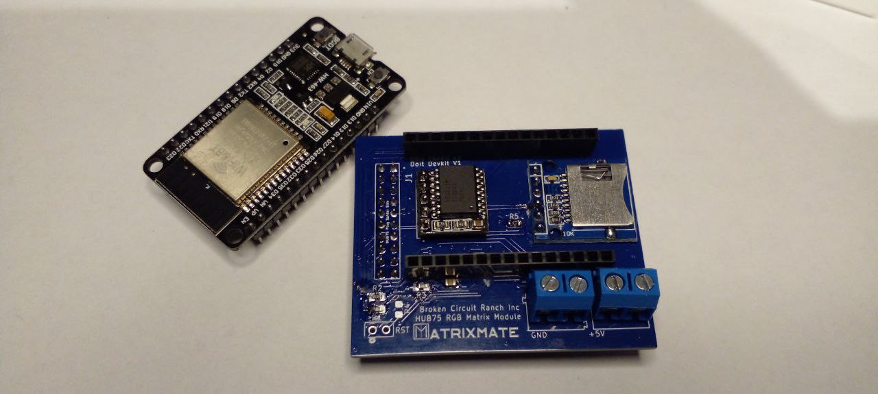 Gallery | MatrixMate a RGB Hub75 Module | Hackaday.io