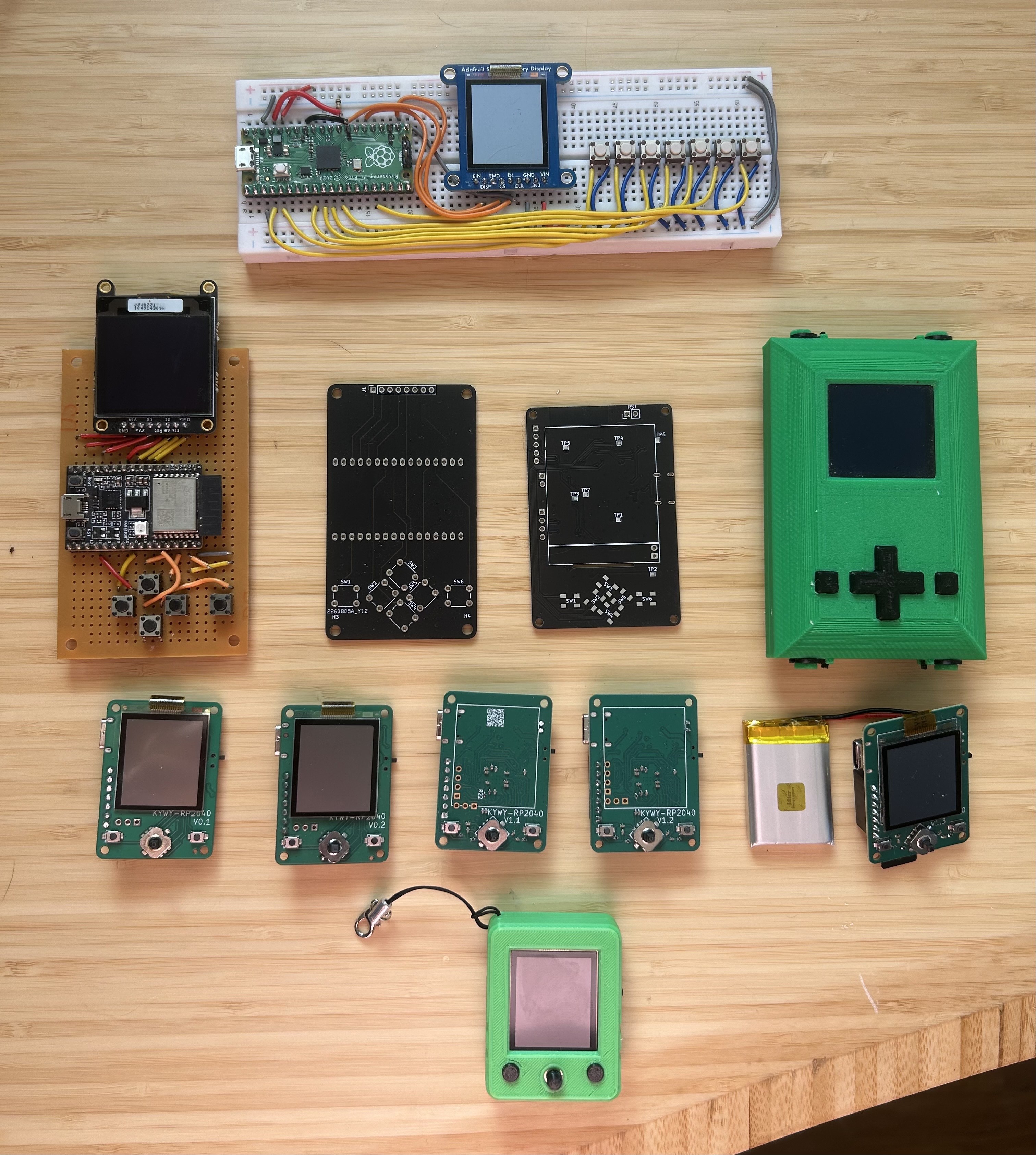 Gallery | KYWY: Open-Source Retro Handheld | Hackaday.io