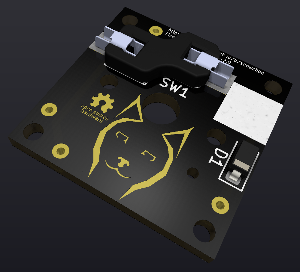 Gallery | Snowshoe Single Keyswitch Hotswap Boards | Hackaday.io