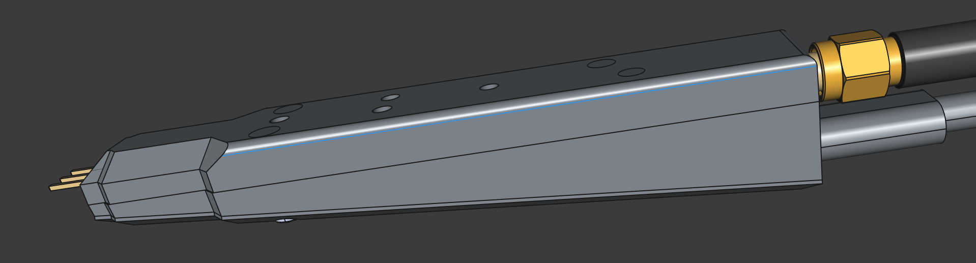 A Slim 10x 100MHz-10MHz-1MHz Differential Probe | Details | Hackaday.io