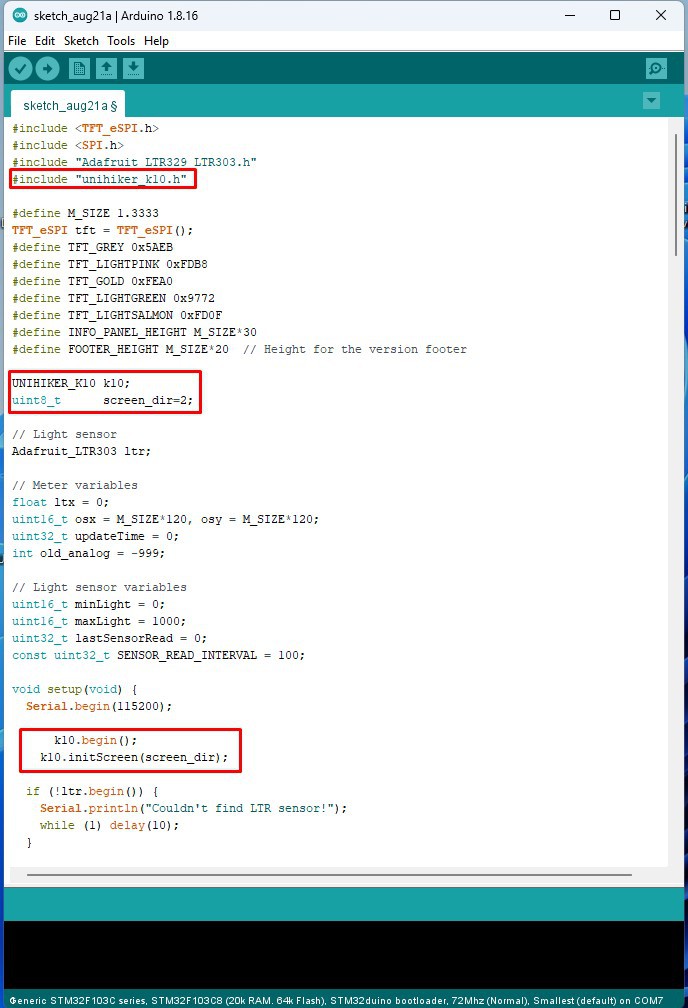 Gallery | Light Meter - UNIHIKER K10 with Arduino Libraries | Hackaday.io