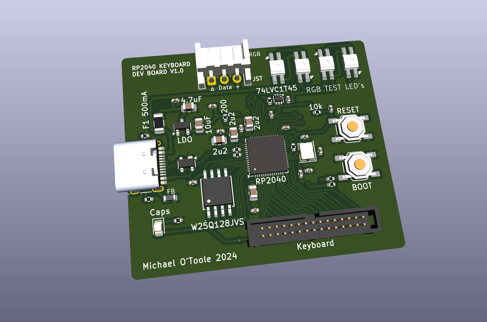 Gallery | Basic Hot-Swappable Keyboard with RGB | Hackaday.io