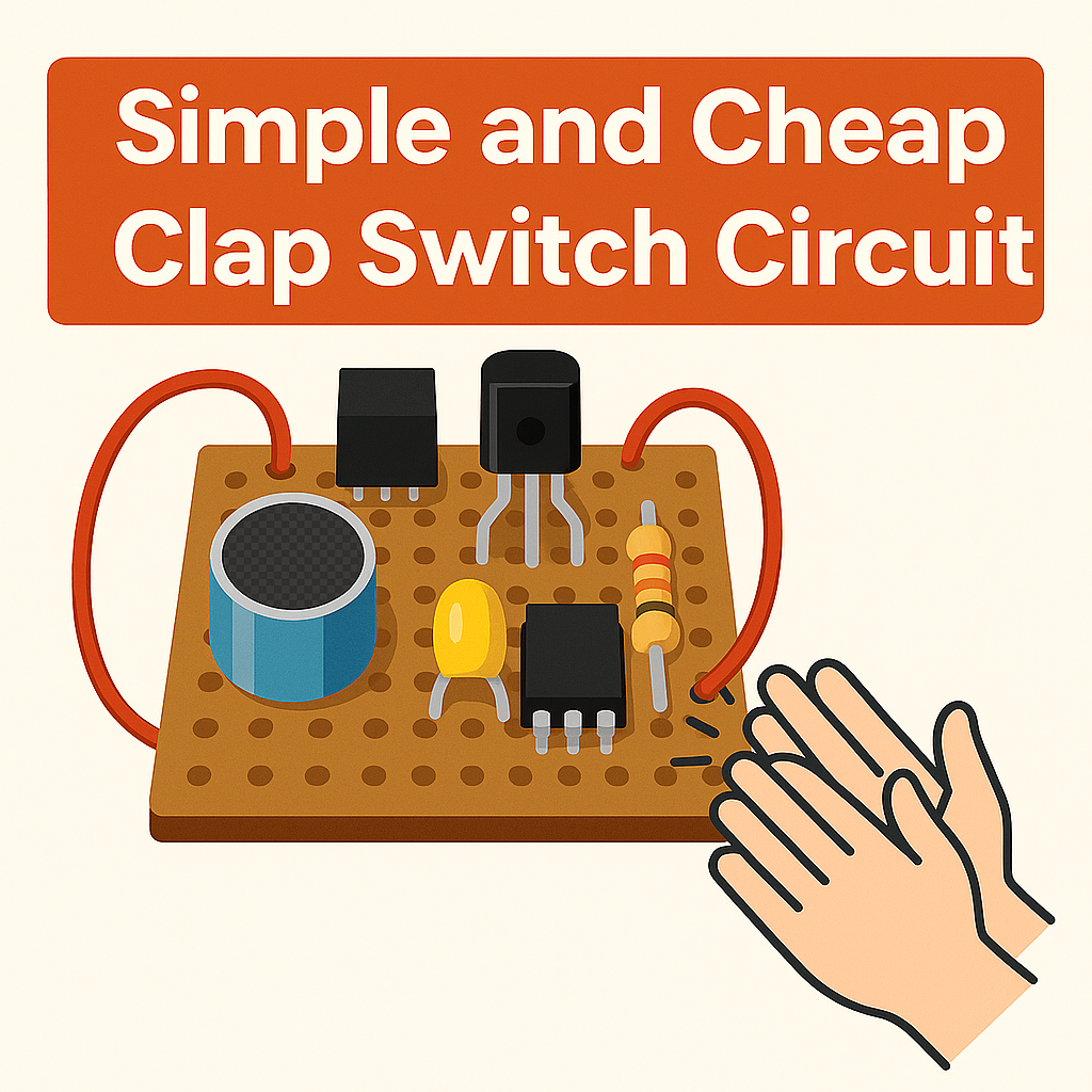Simple and Cheap Clap Switch Circuit | Details | Hackaday.io