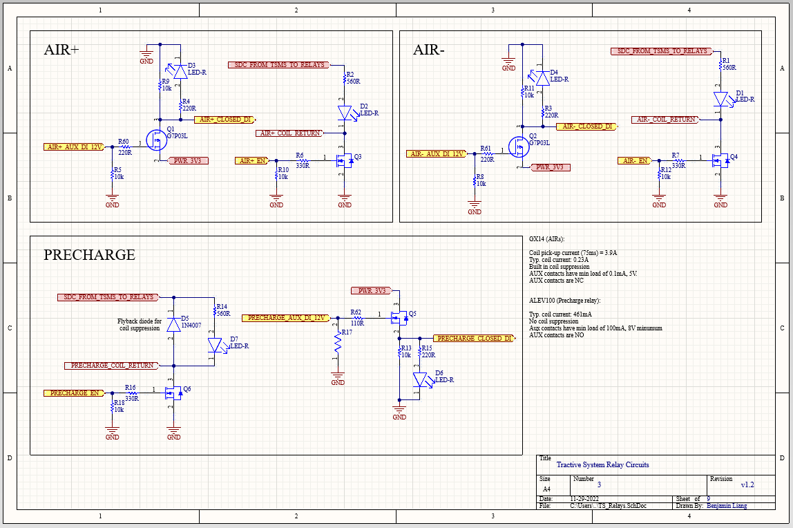 UT23 Accumulator Control Module v.1.2 | UTFR | Hackaday.io