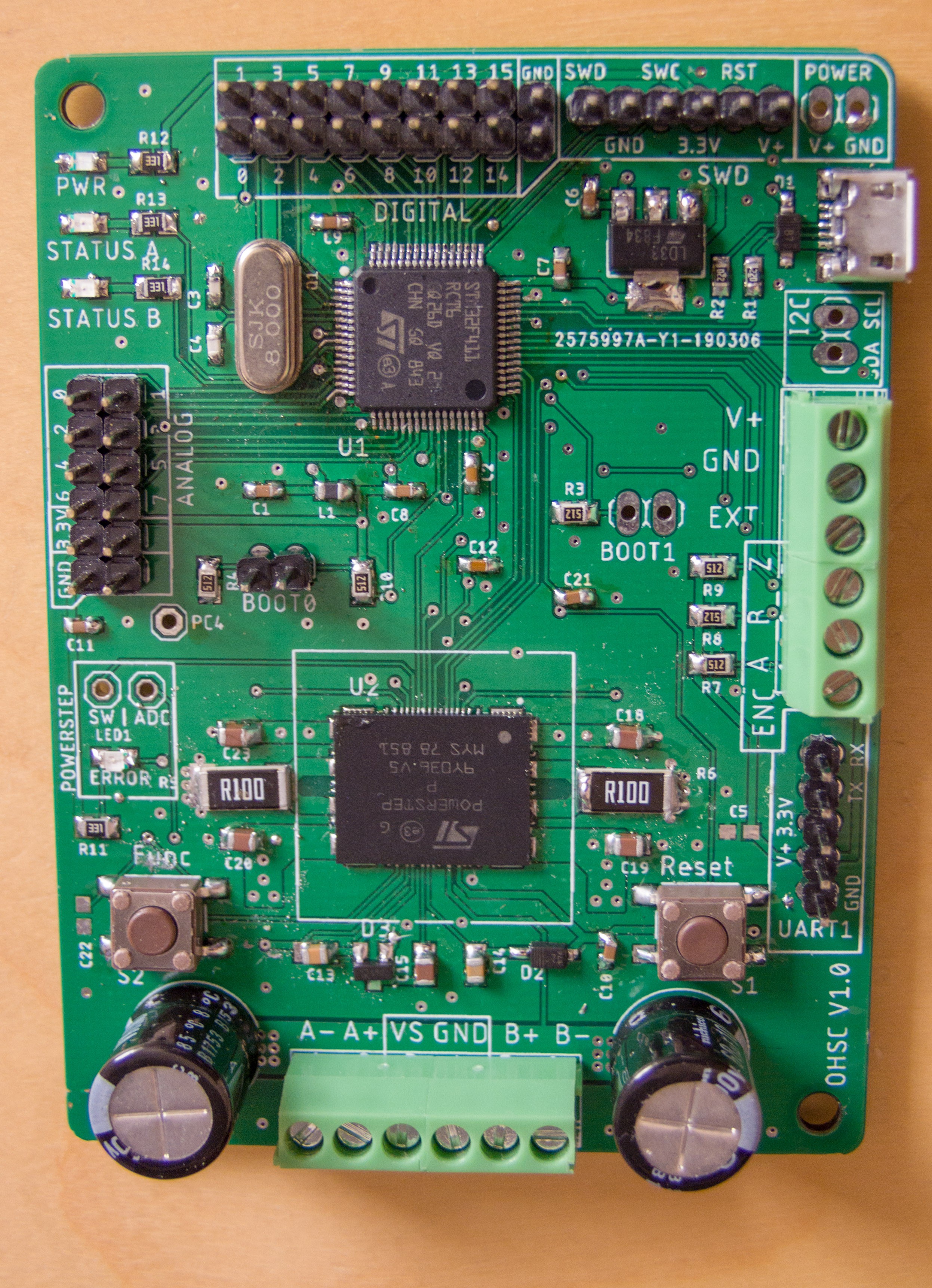 Gallery | OHSC Hybrid stepper motor controller | Hackaday.io