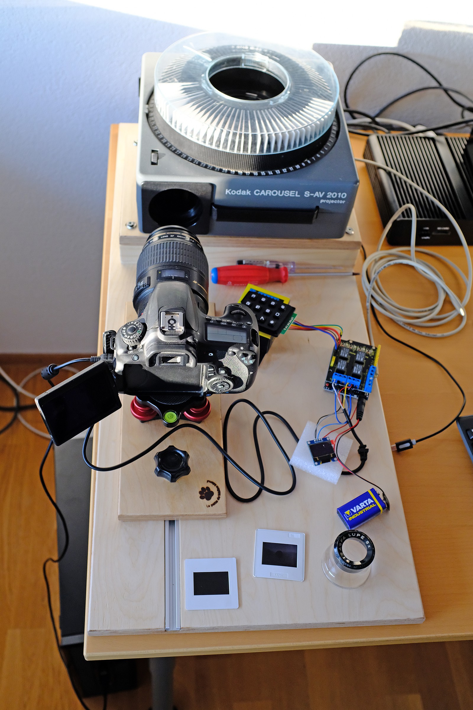 Some Views Of My Ongoing Project An Automated Slide Digitizer Yann