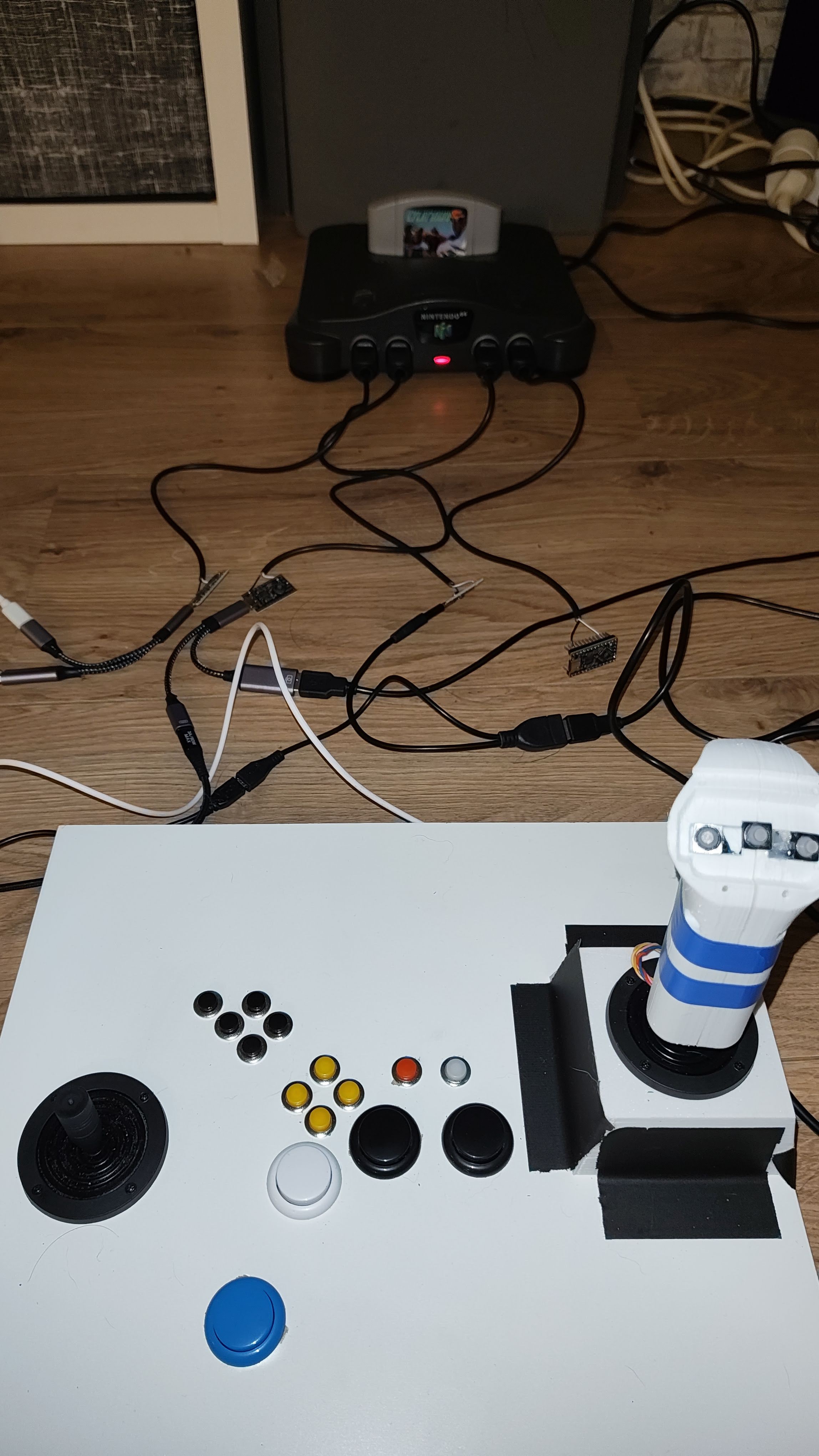 Project | N64 Splitscreen Arcade Table | Hackaday.io