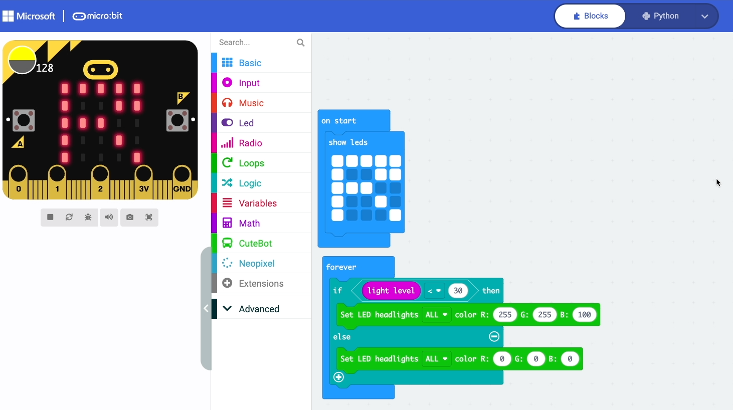 Gallery | Coding Smart Cutebot using Microsoft MakeCode | Hackaday.io