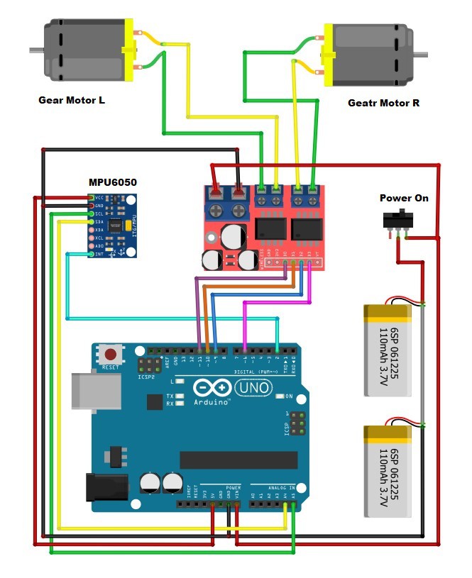 Gallery | Arduino two weel self Balancing Robot | Hackaday.io