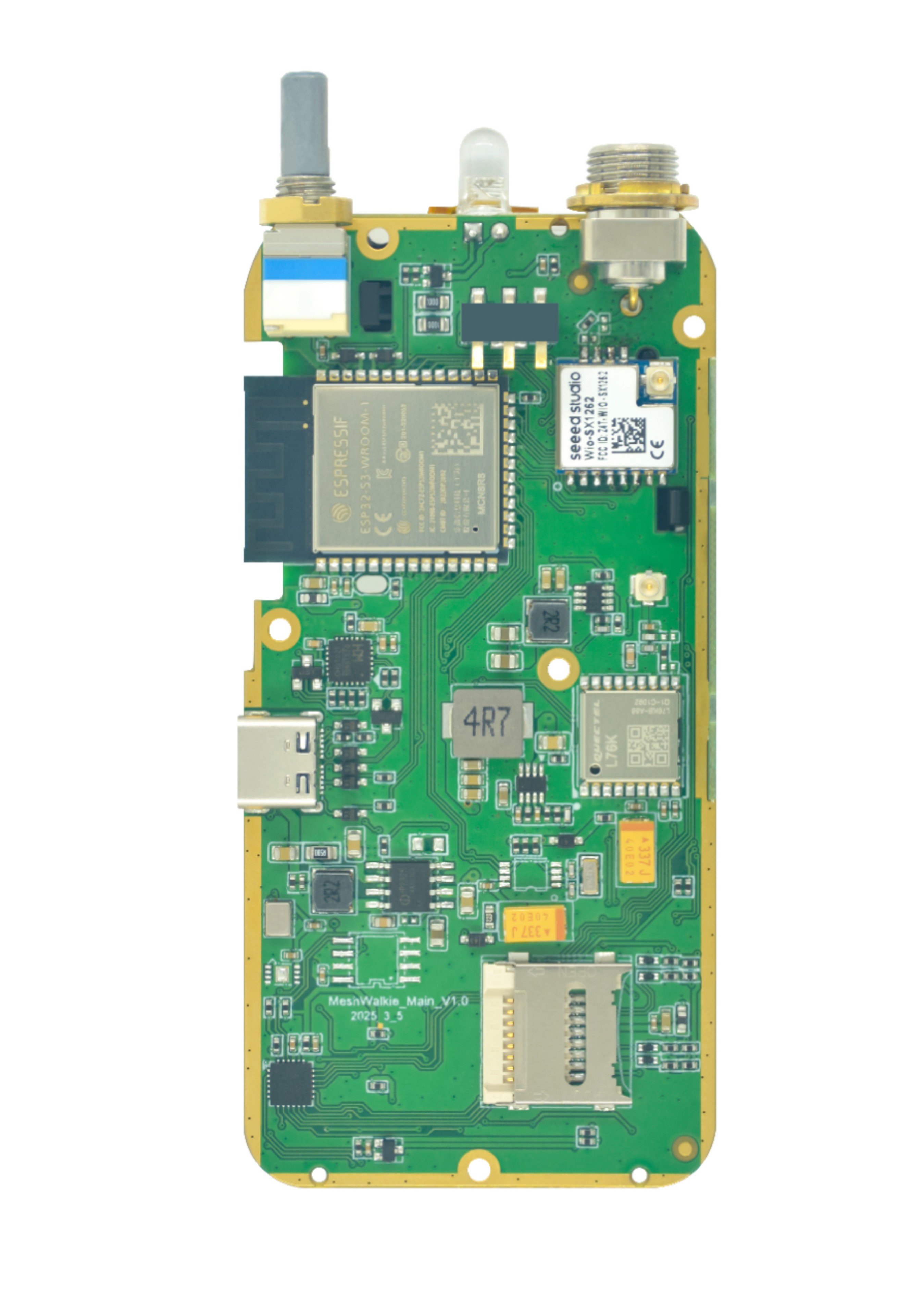 The finished PCB | Details | Hackaday.io