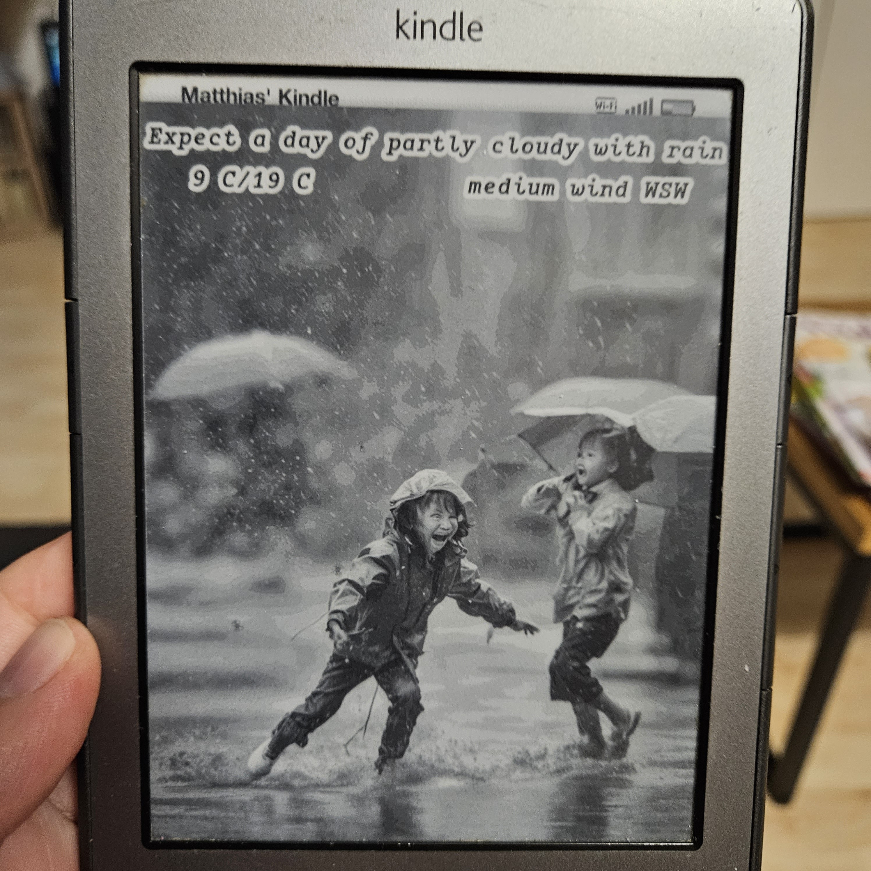 Gallery | kindle weather | Hackaday.io