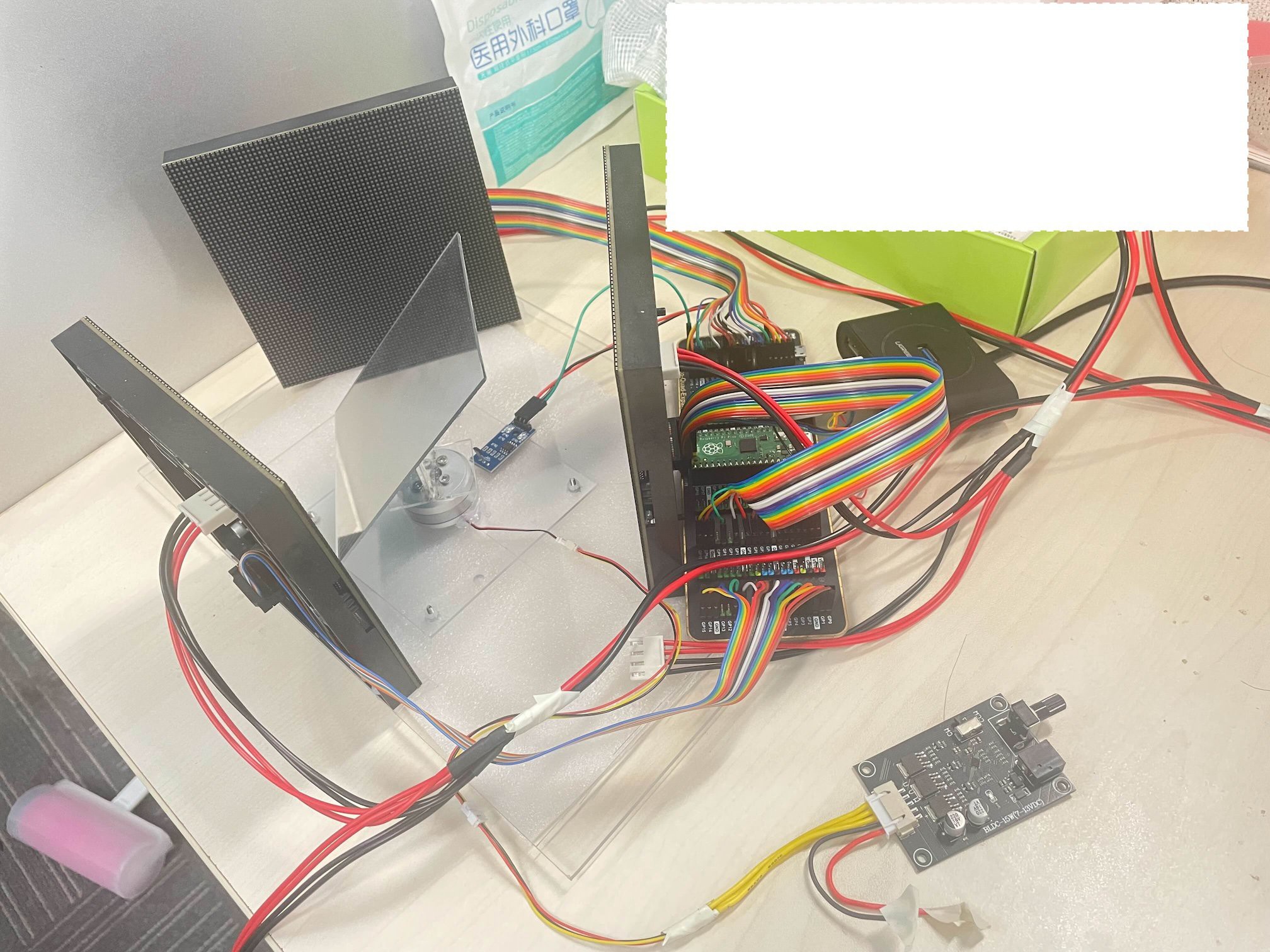 Gallery | Volumetric Display using Rotating Mirror | Hackaday.io