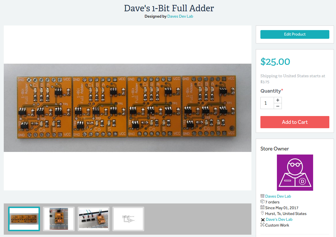 Dave's 1-Bit Full Adder | Hackaday.io