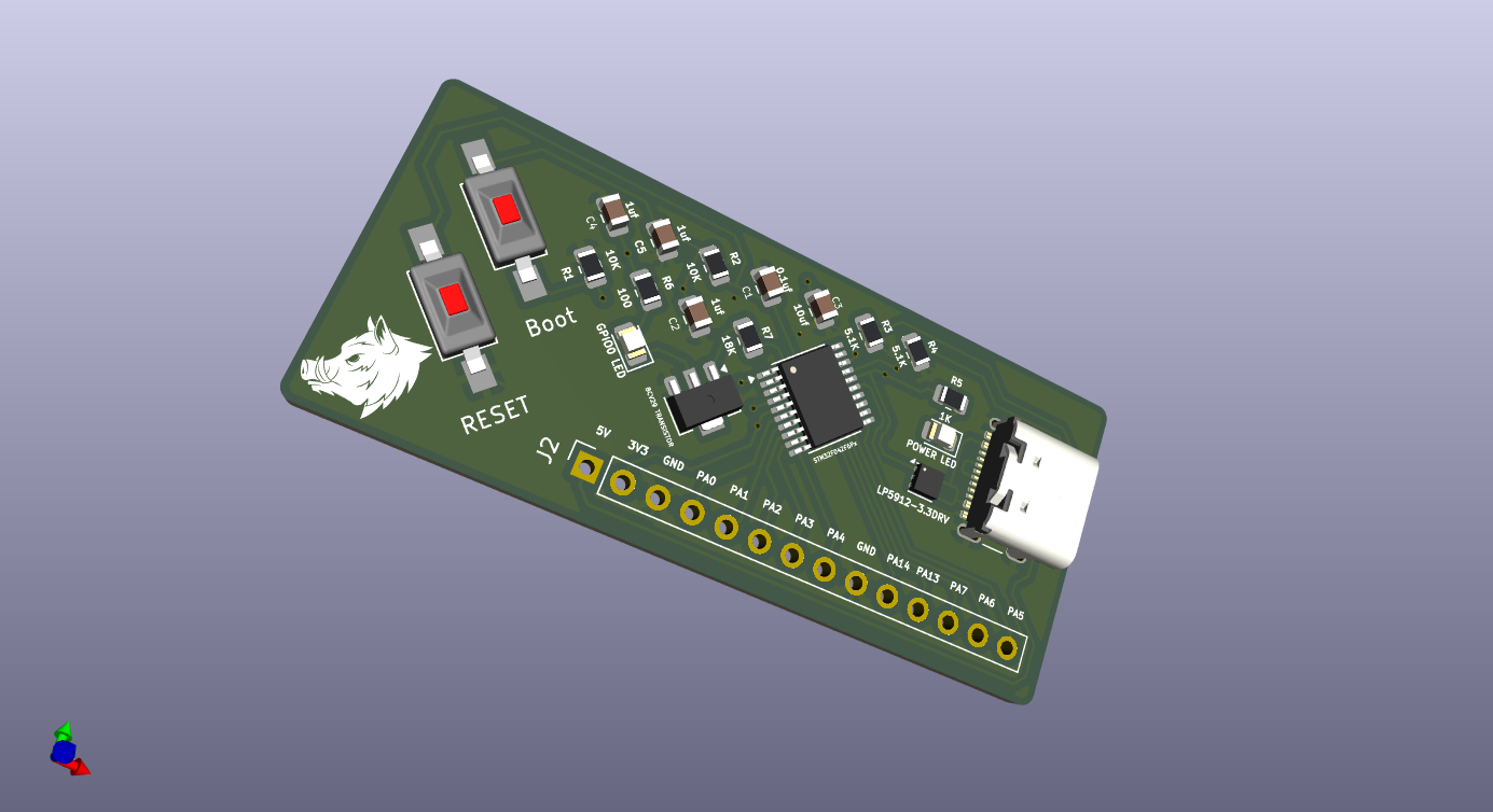 Gallery | STM32F04 DEVELOPMENT BOARD | Hackaday.io