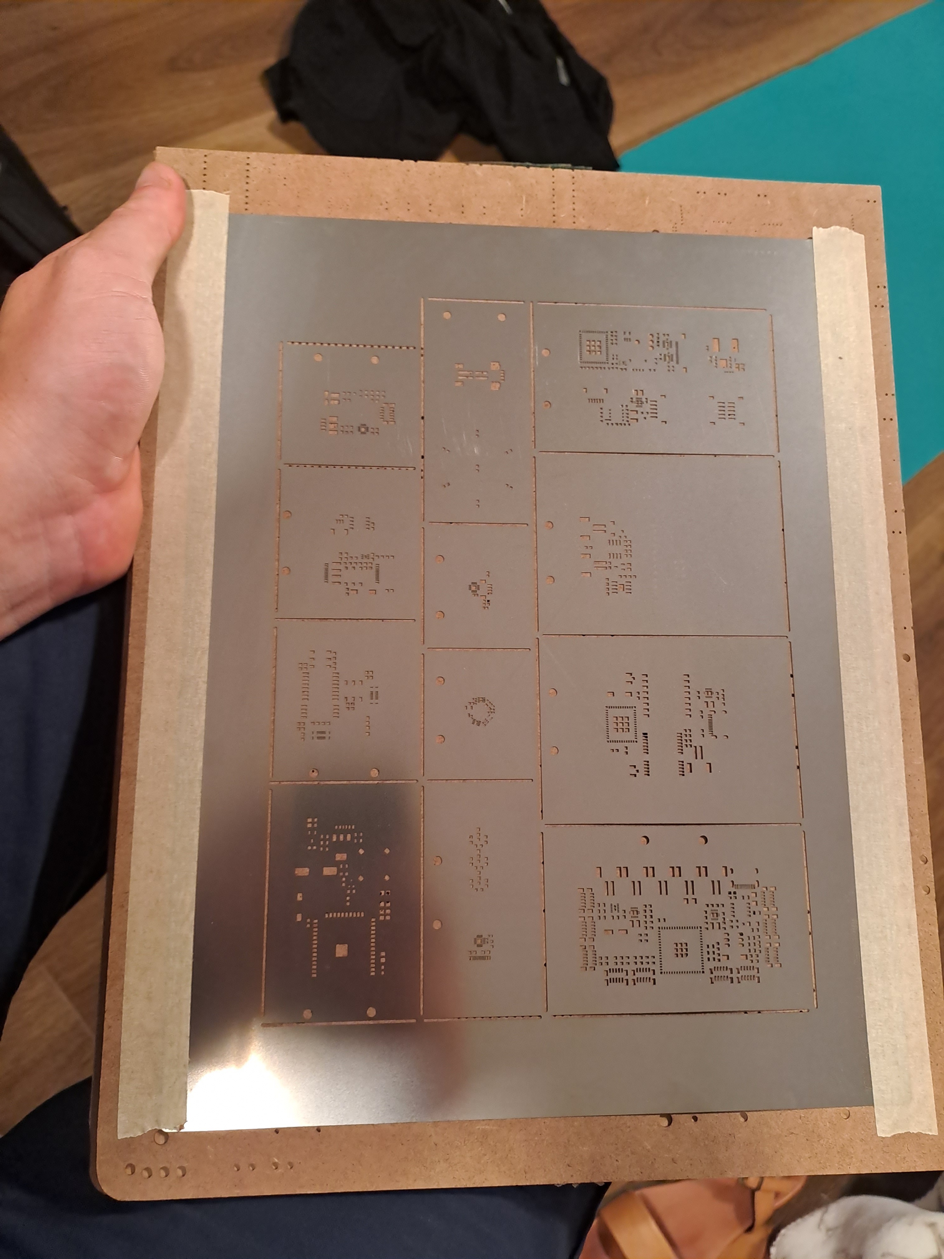 Gallery | 10 in 1 PCB Stencil | Hackaday.io