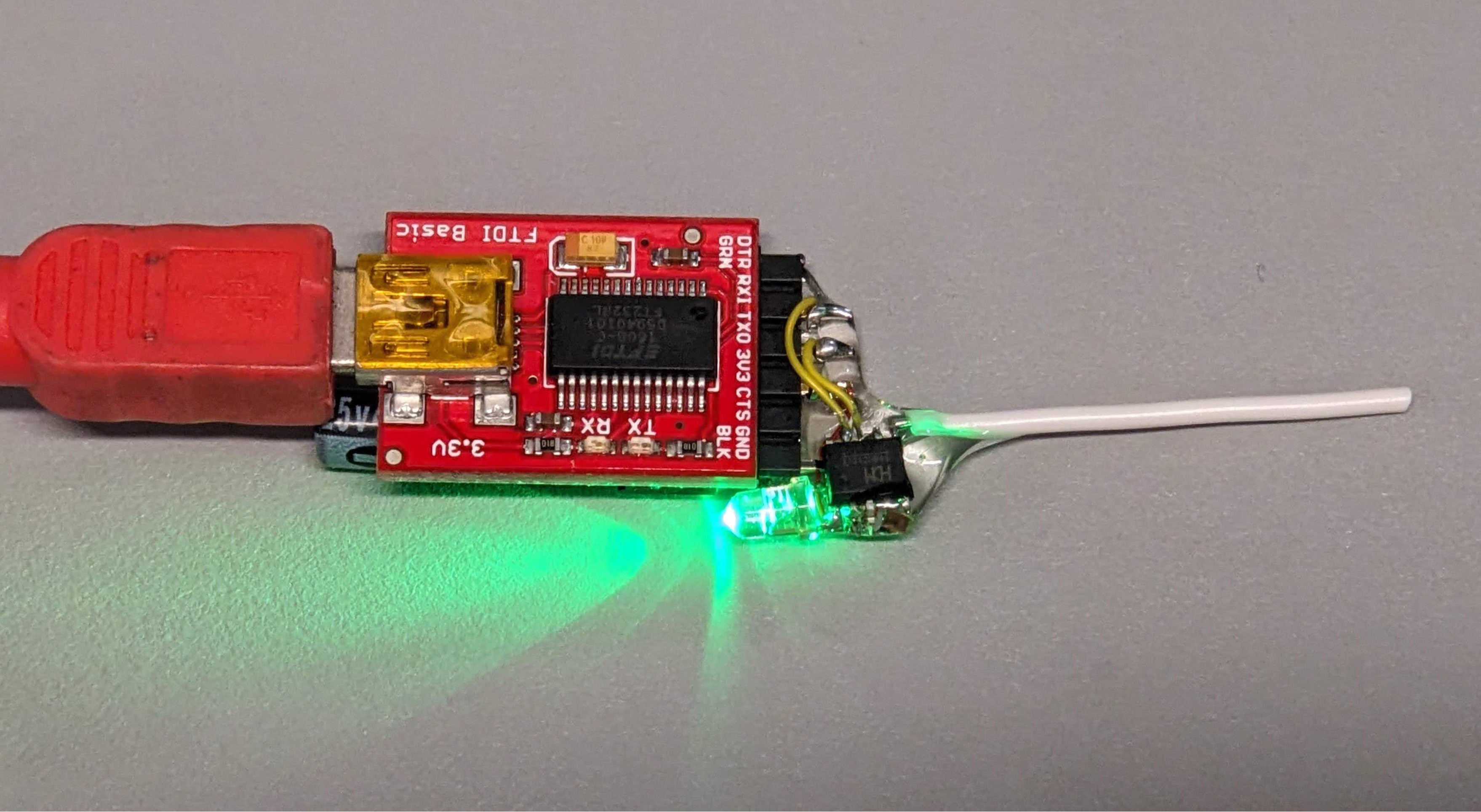Gallery | Dead-bug BLE LED blinky | Hackaday.io