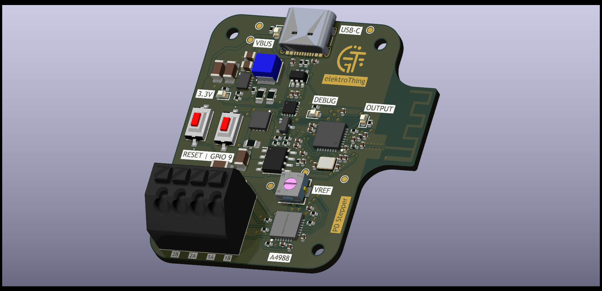 PD StepDriver | Integrated USB-C PD Stepper Motor | Details | Hackaday.io