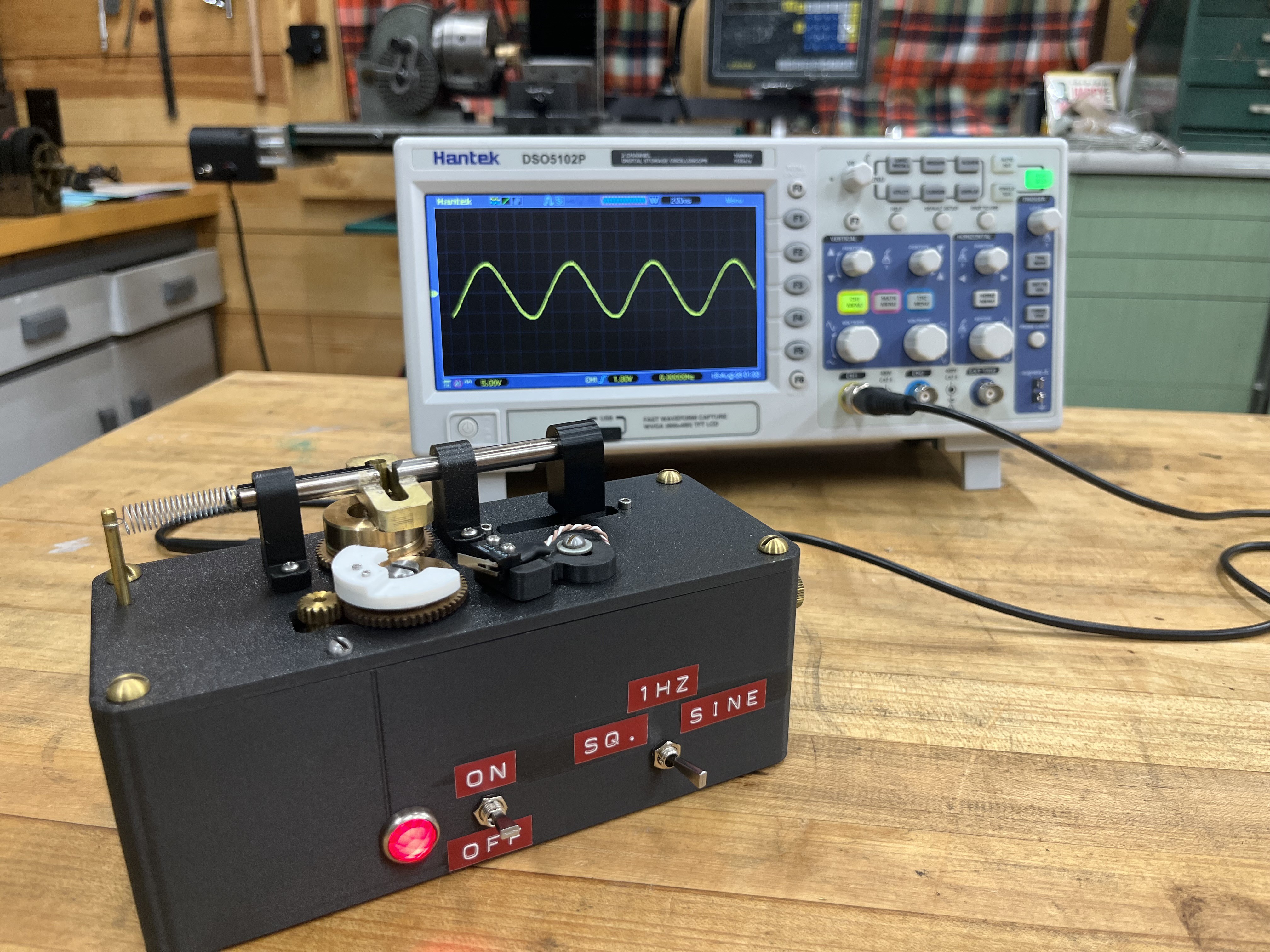 Electromechanical 1Hz Function Generator | Hackaday.io