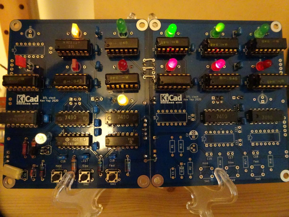Gallery | DTL binary clock | Hackaday.io