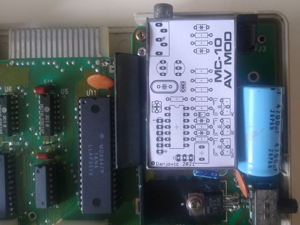 Gallery | MC-10 A/V mod Board | Hackaday.io