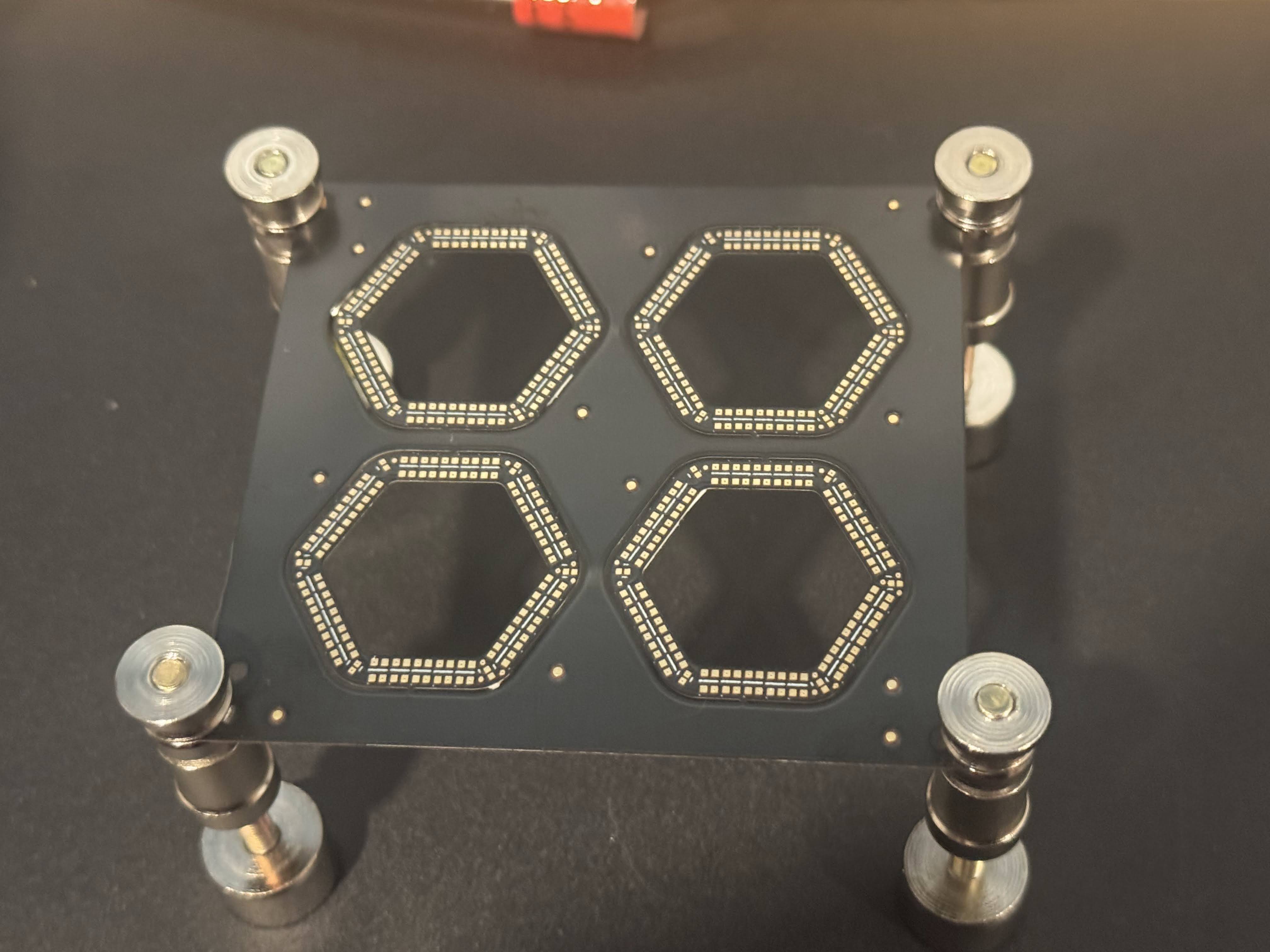 Gallery | FlexiGlow: Wearable Hexagon Neopixels | Hackaday.io