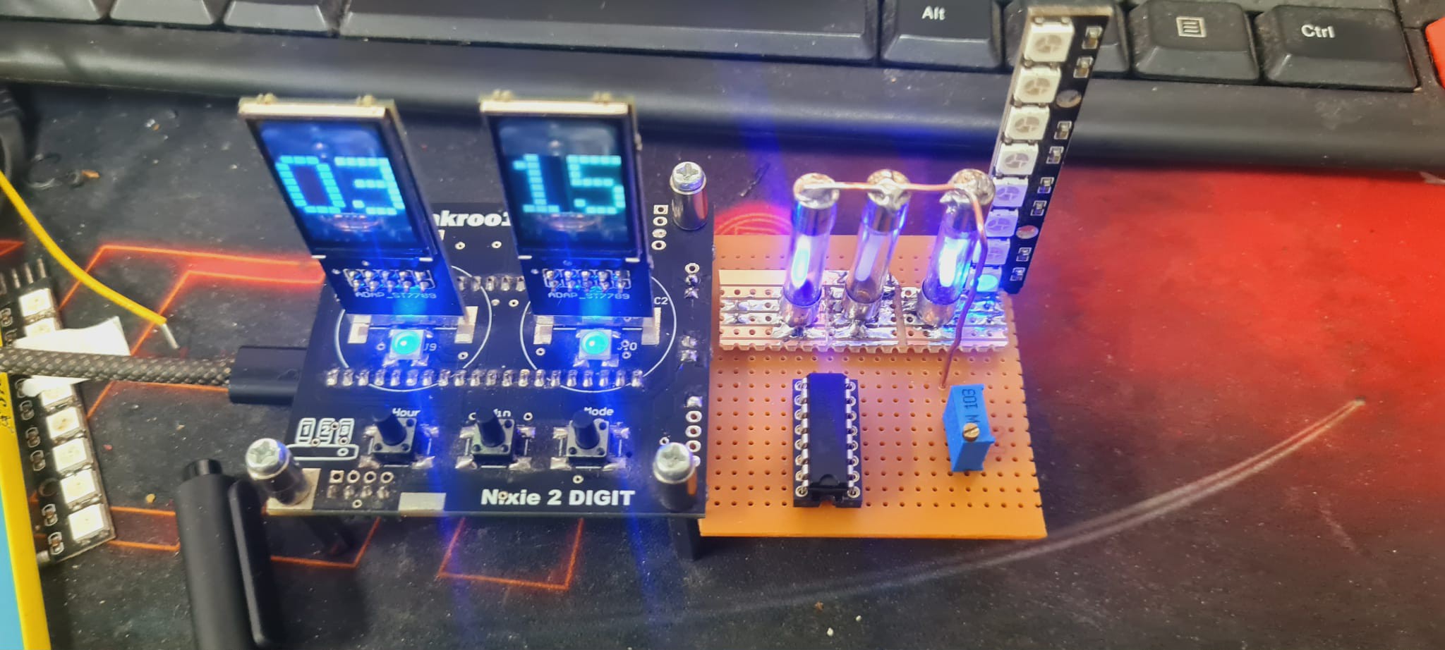 Gallery | Retro-Futuristic Hybrid Clock | Hackaday.io