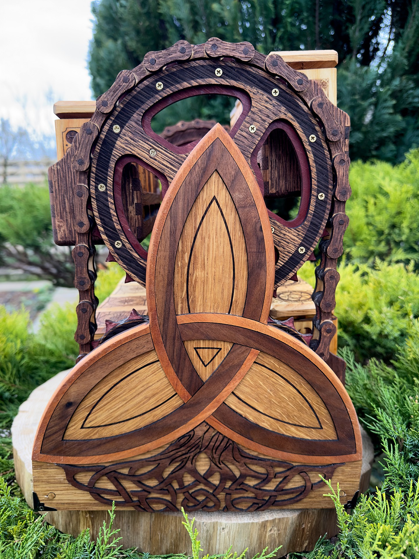 Gallery | Wooden Vertical Carousel Spice Rack Alchemy Design | Hackaday.io