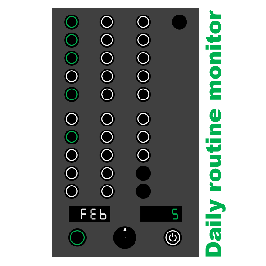 Daily routine monitor | Details | Hackaday.io