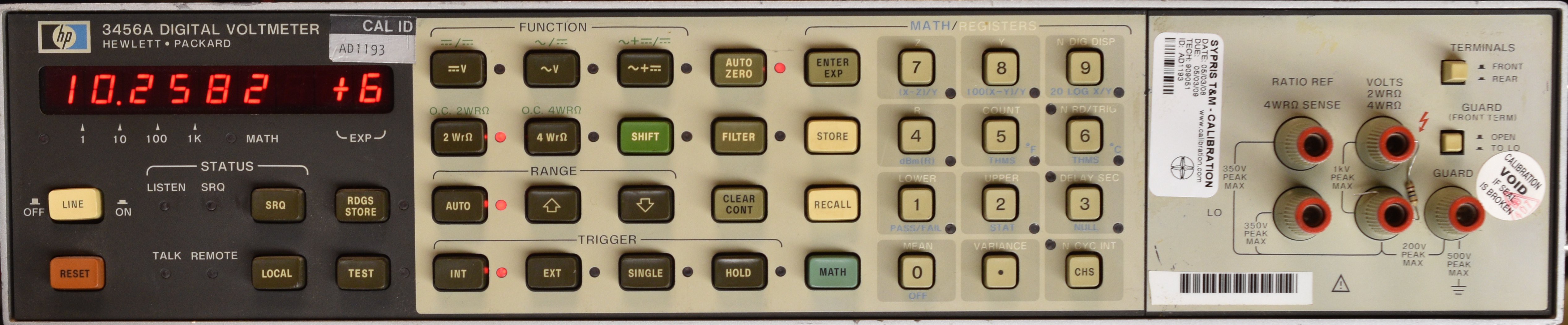 Gallery | HP3456A Digital Voltmeter Command Line Tool | Hackaday.io